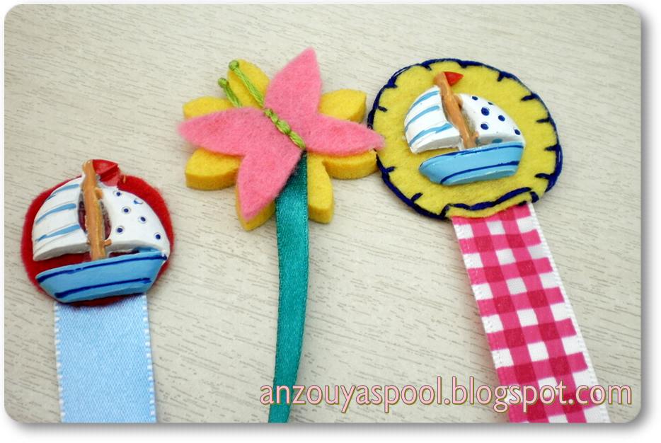 Anzouya: Cute Ribbon Bookmarks