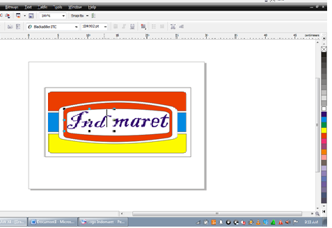 Cara Membuat Logo INDOMARET menggunakan Coreldraw: Cara Membuat Logo ...