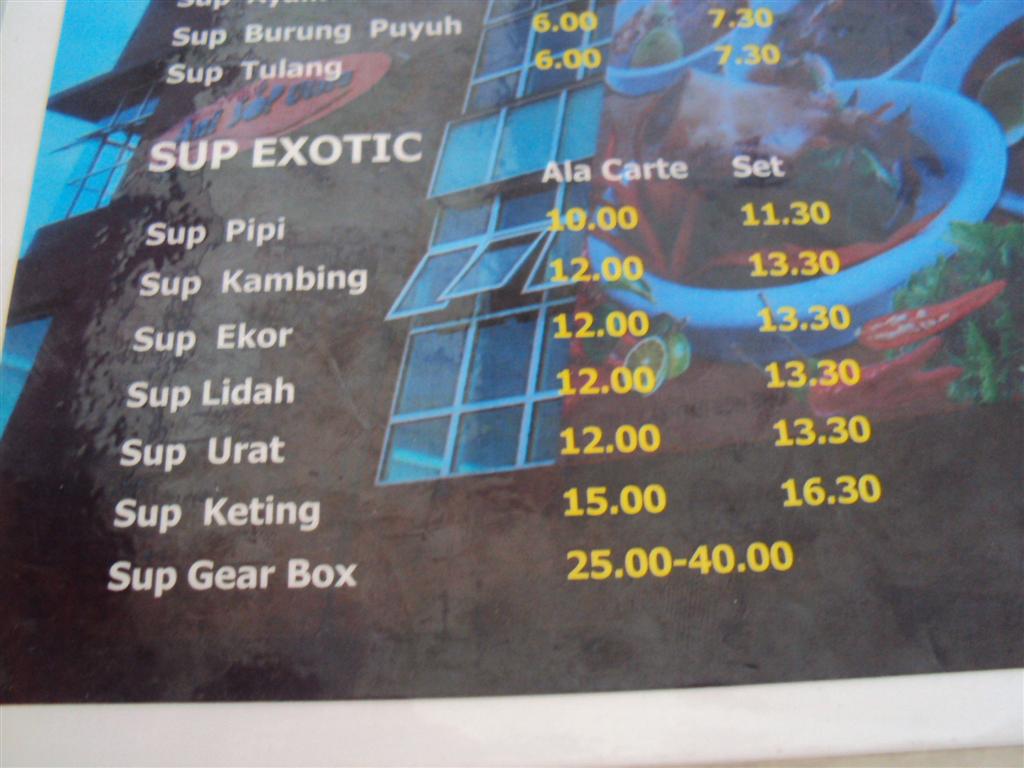 Miles of smiles: 1st time pekena sup kat Ani Sup Utara