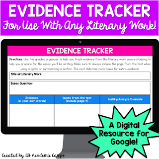 Middle School Mob: Evidence Tracker for Reading Comprehension ...