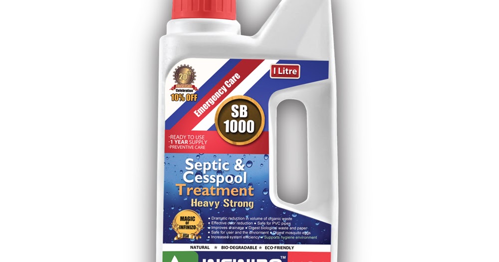 Septic Tank Cleaning Products: SEPTIC TANK TREATMENT (INFINIZO SB-1000)