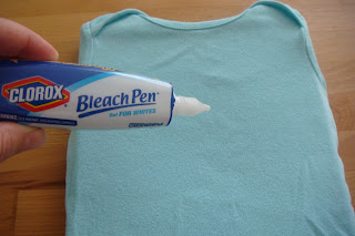 Sweet Magnolia Way: Decorating with a Bleach Pen