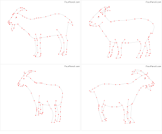 Dot to dot: Free printable Goat dot to dot drawing worksheet/activity ...