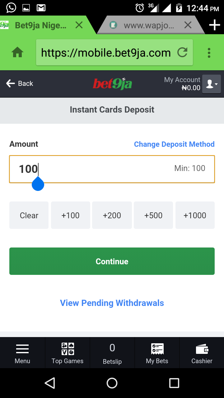 How to Deposit Money to Bet9ja Online Account, (with pictures)
