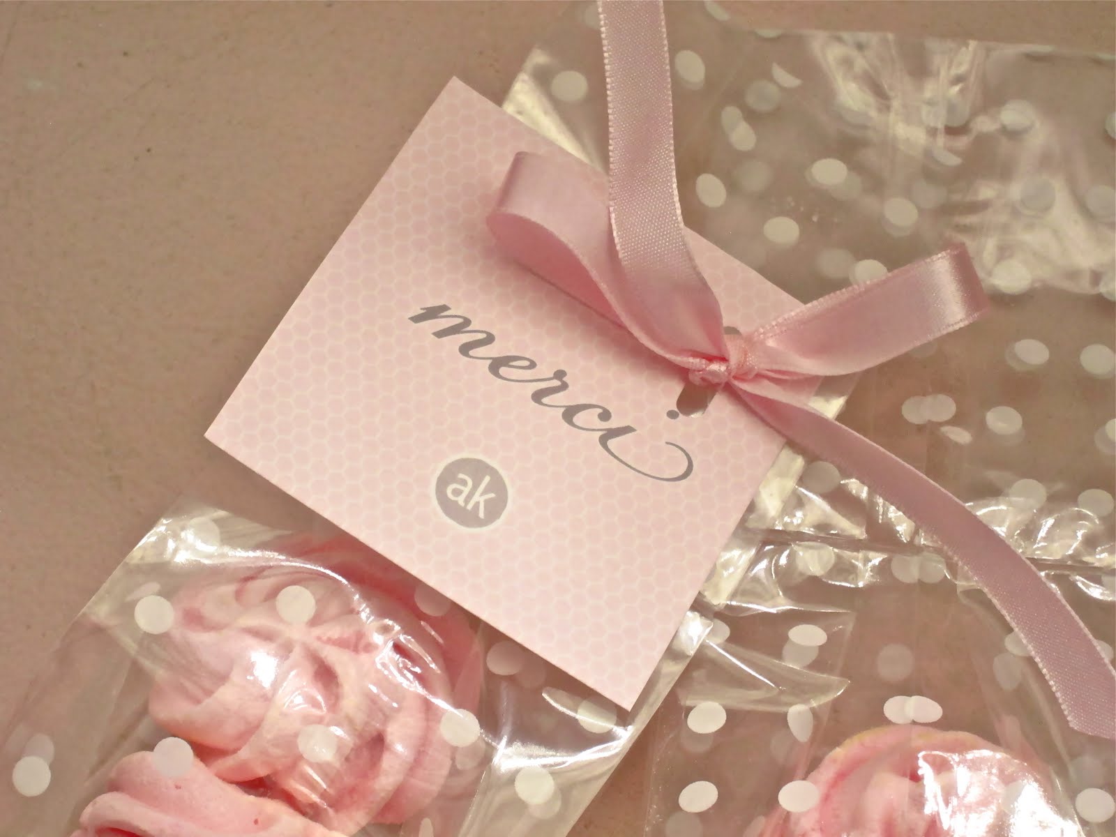 Forty Weeks: Crafts/DIY: Merengue Merci Favors