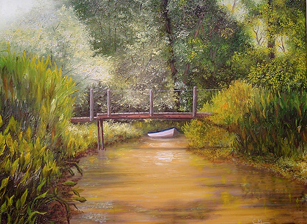 Arte y Actividad Cultural: ARTE: BELLOS LIENZOS DE PAISAJES AL OLEO