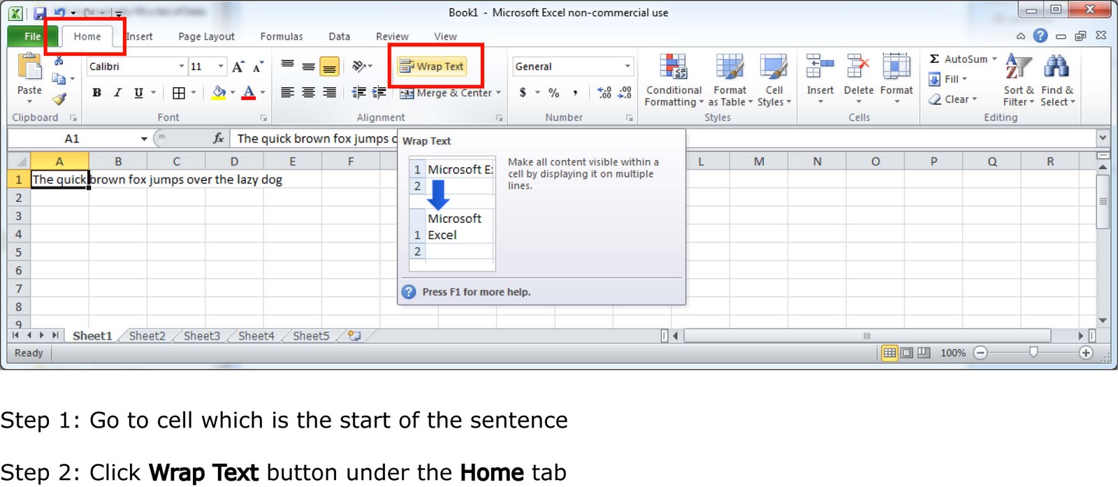 Crazy On Excel Wrap Cells