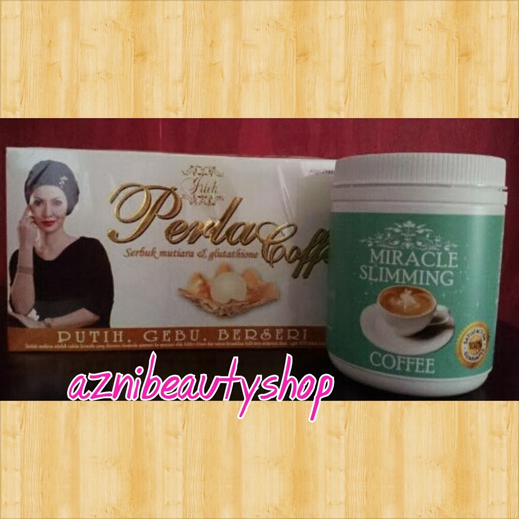 Azni Beauty Shop: Kombo Perla Coffee dan Miracle Slimming Coffee