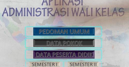 Aplikasi Berbasis Excel untuk Membuat Administrasi Guru Kelas tersedia Gratis - 5 foldersoal