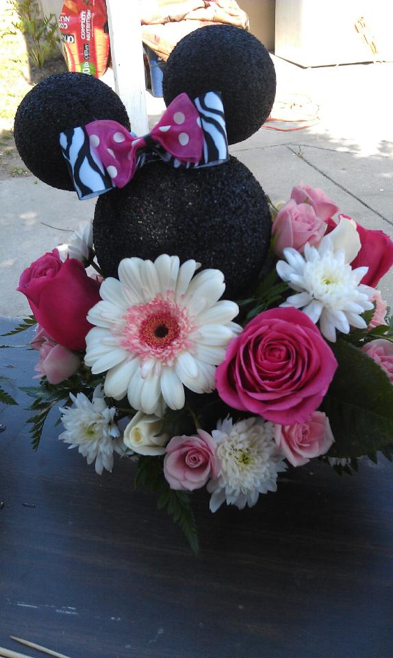 Kreations By Kendall: Minnie Mouse Birthday Centerpiece