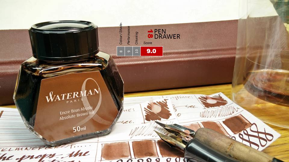 Ink Review: Absolute Brown by Waterman | 18 PEN DRAWER