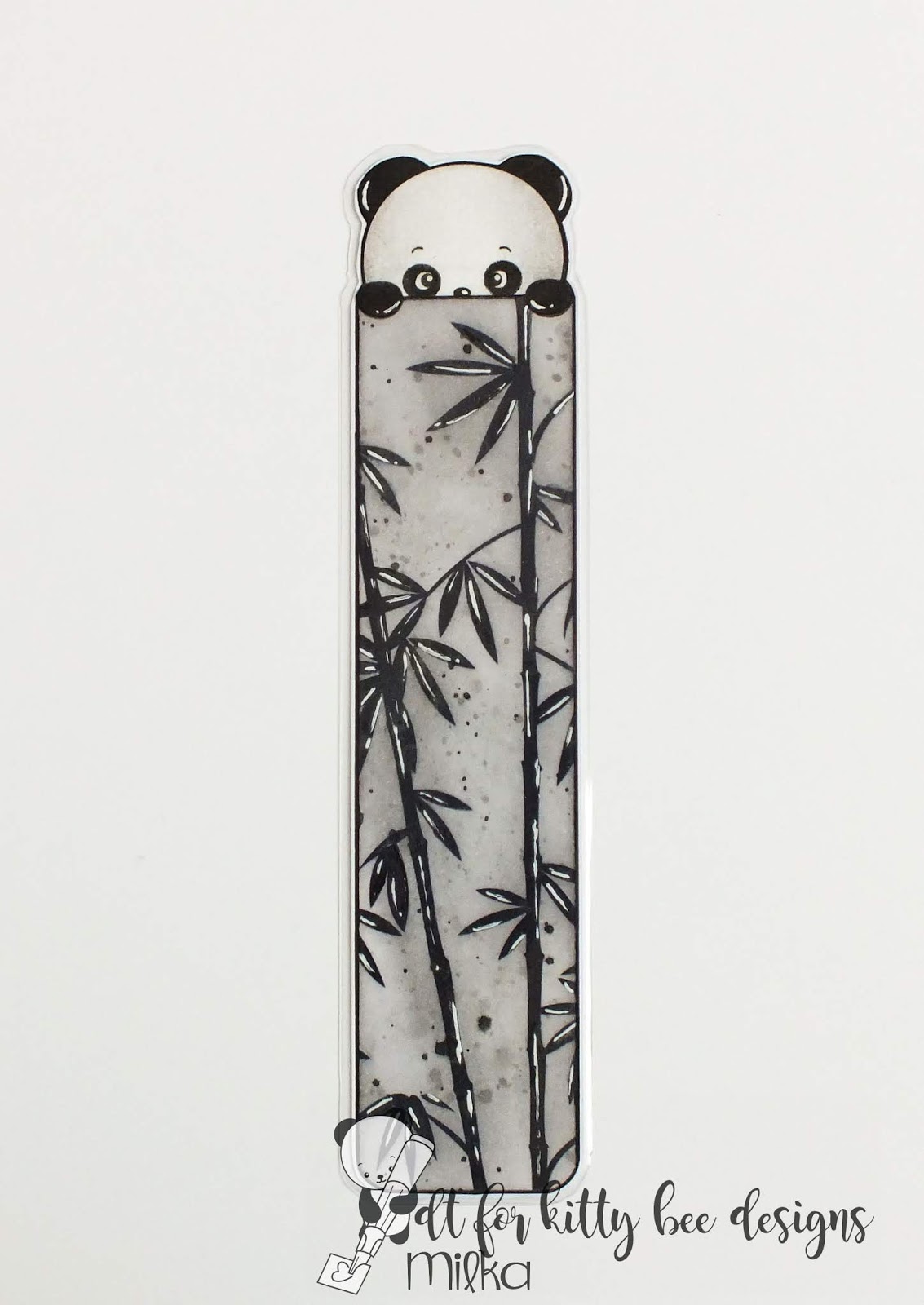 Crafty Milka: Peeking Panda Bookmark (Kitty Bee Designs Spotlight)