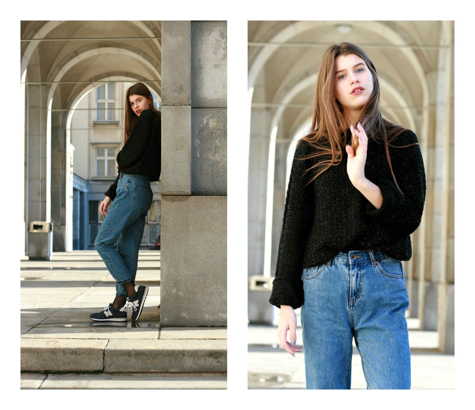 New Balance & Mom jeans - little wings of style