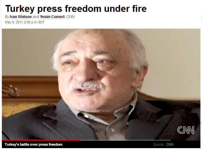 THE PERIMETER PRIMATE: CNN on press suppression in Turkey, Fethullah ...