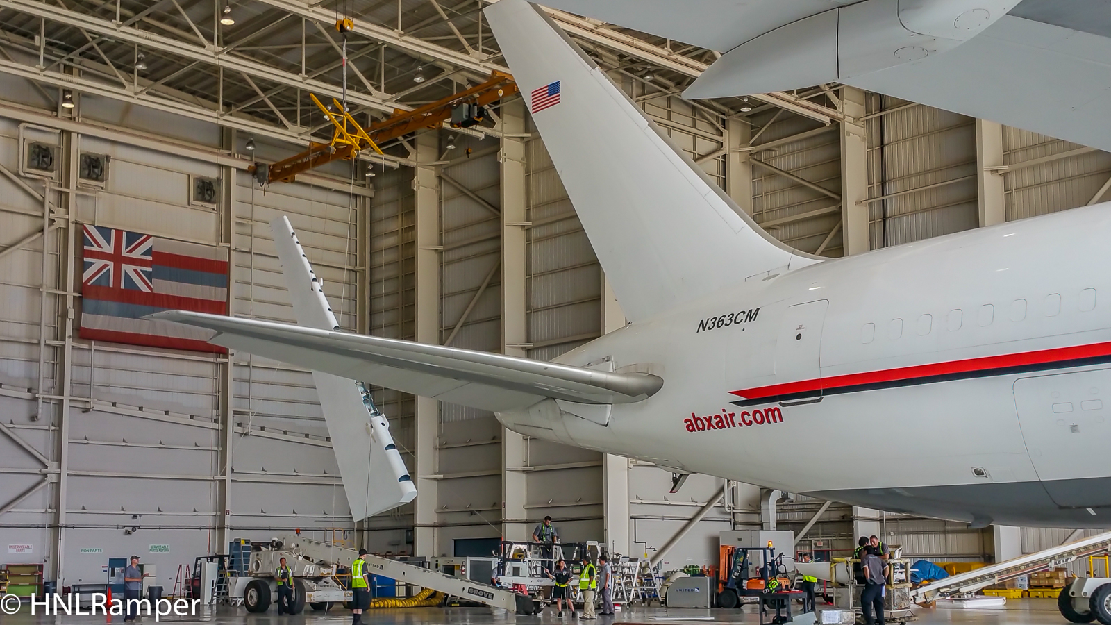 HNL RareBirds™: ABX Rudder Change