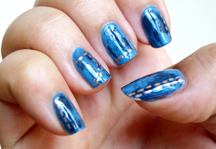 Tête de Thon: Blue jeans nails avec Agnès b.