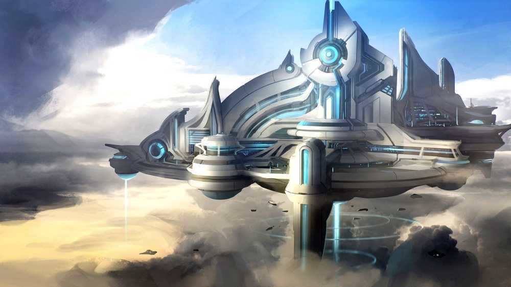 Floating cities and islands in fiction