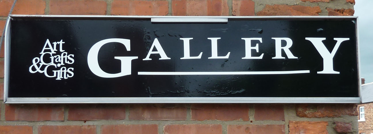 Inspired by Script: New Gallery Sign