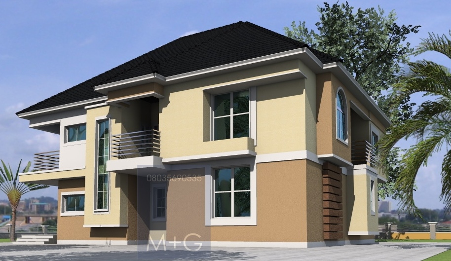 Contemporary Nigerian Residential Architecture: 5 bedroom Maisonette ...