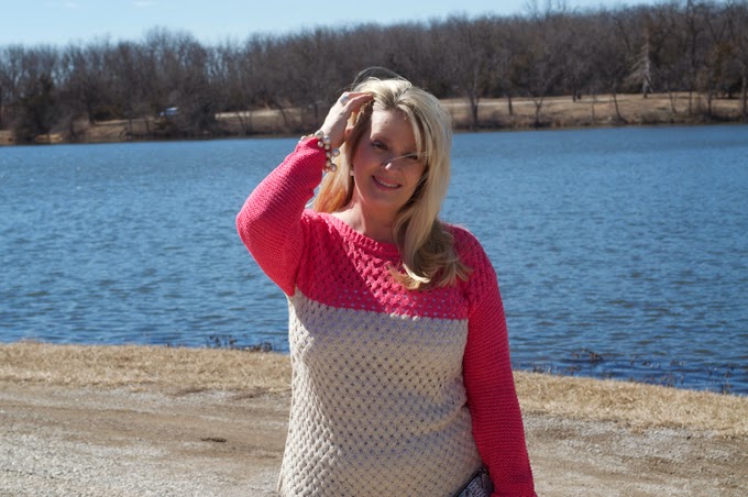 Neon Pink Sweater - Peridot Skies