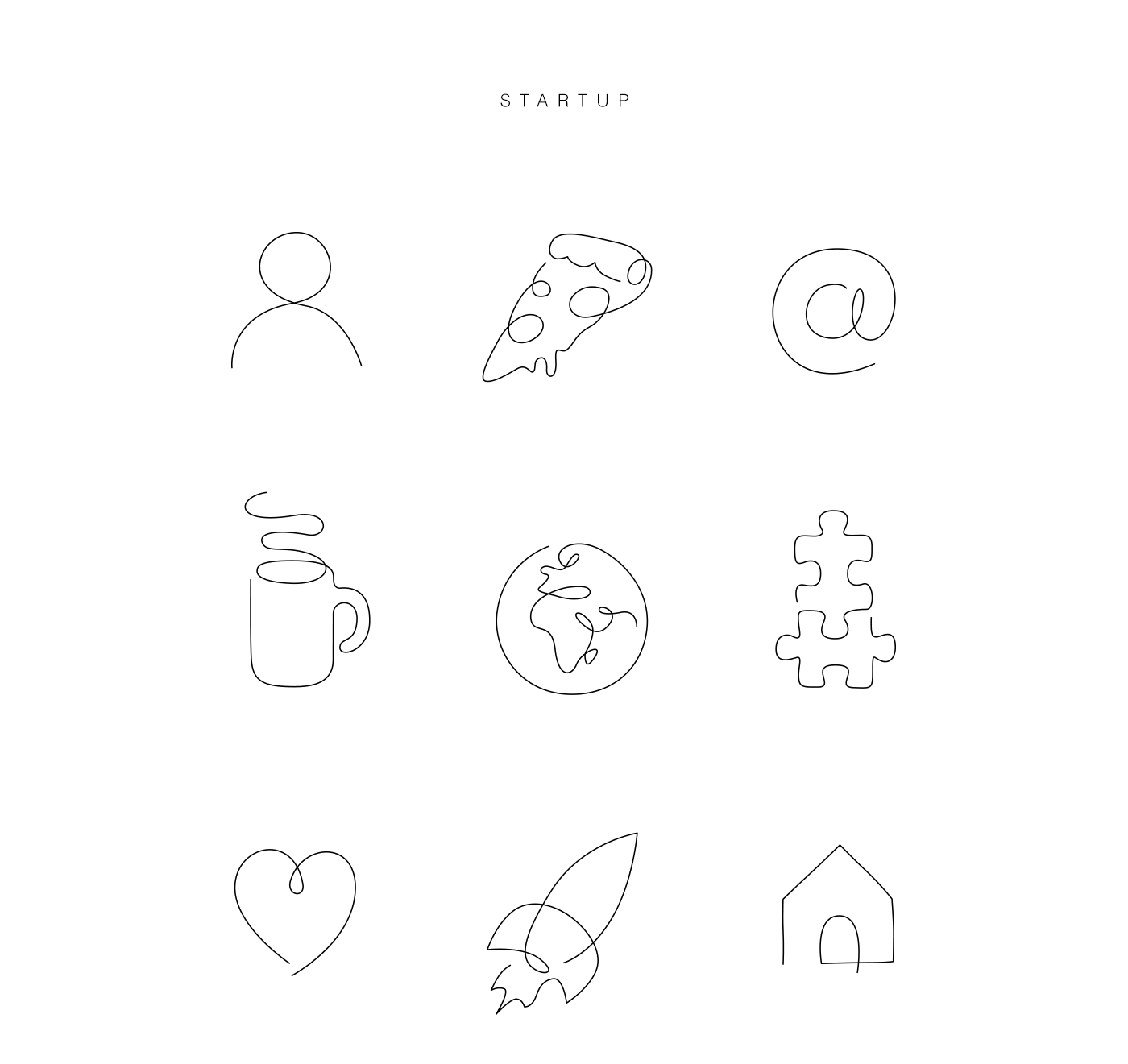 One line art - BULBERRY