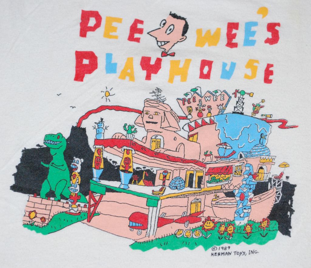 a vintage tee a day keeps the man away: Pee Wee's Playhouse!