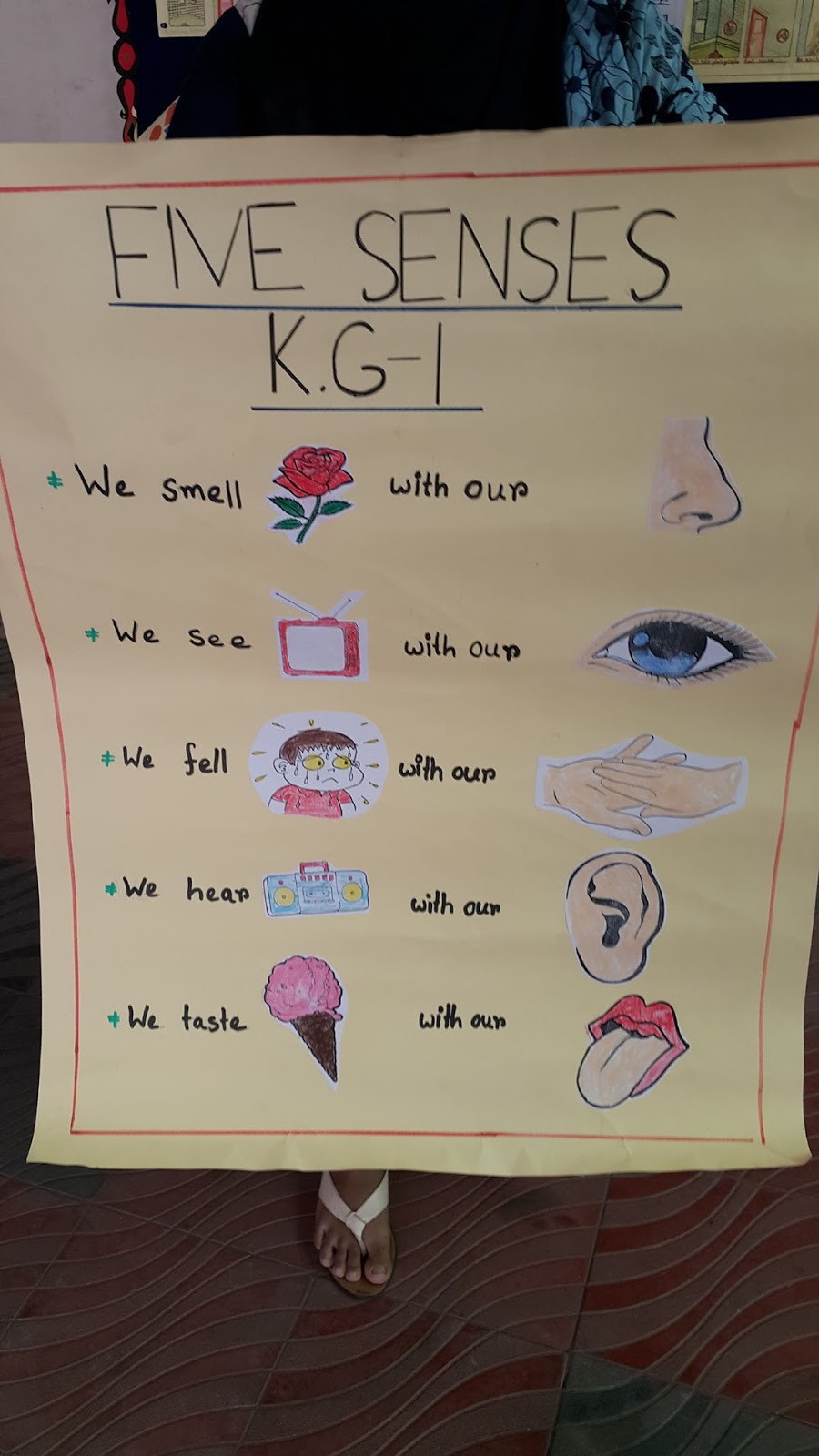 ITHS Bogra | KG-1 Five Sence Project