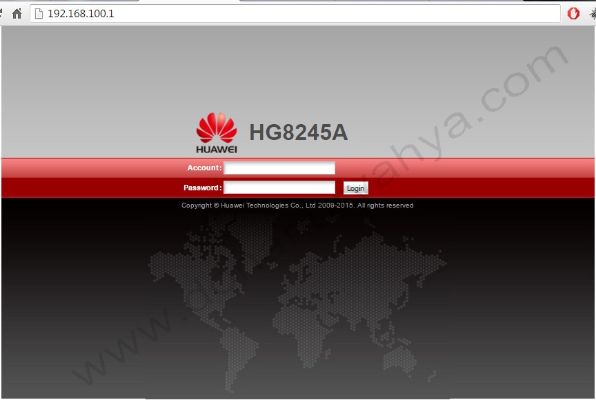 Cara Setting Modem Huawei HG8245A Fiber Optic ke PC - DONANURYAHYA.COM