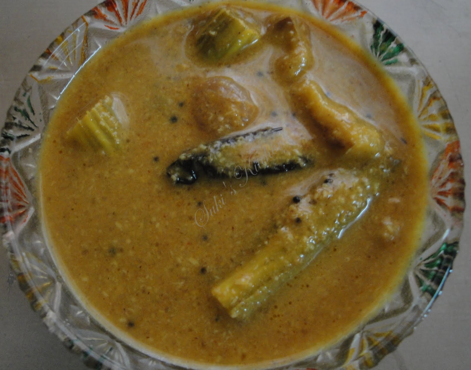 Dal & Sambar varieties: Murungakkai Mandi (Drumstick Sambar)