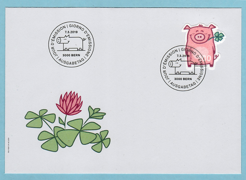 My Stamp Stuff: Lucky Pigs from Switzerland