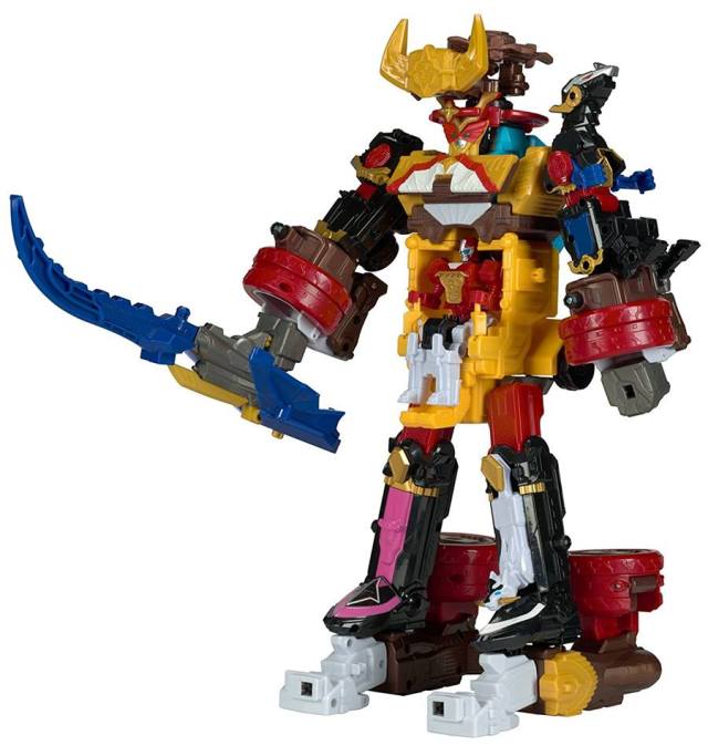 Power Rangers Ninja Steel Deluxe Bull Rider Megazord Official Images ...