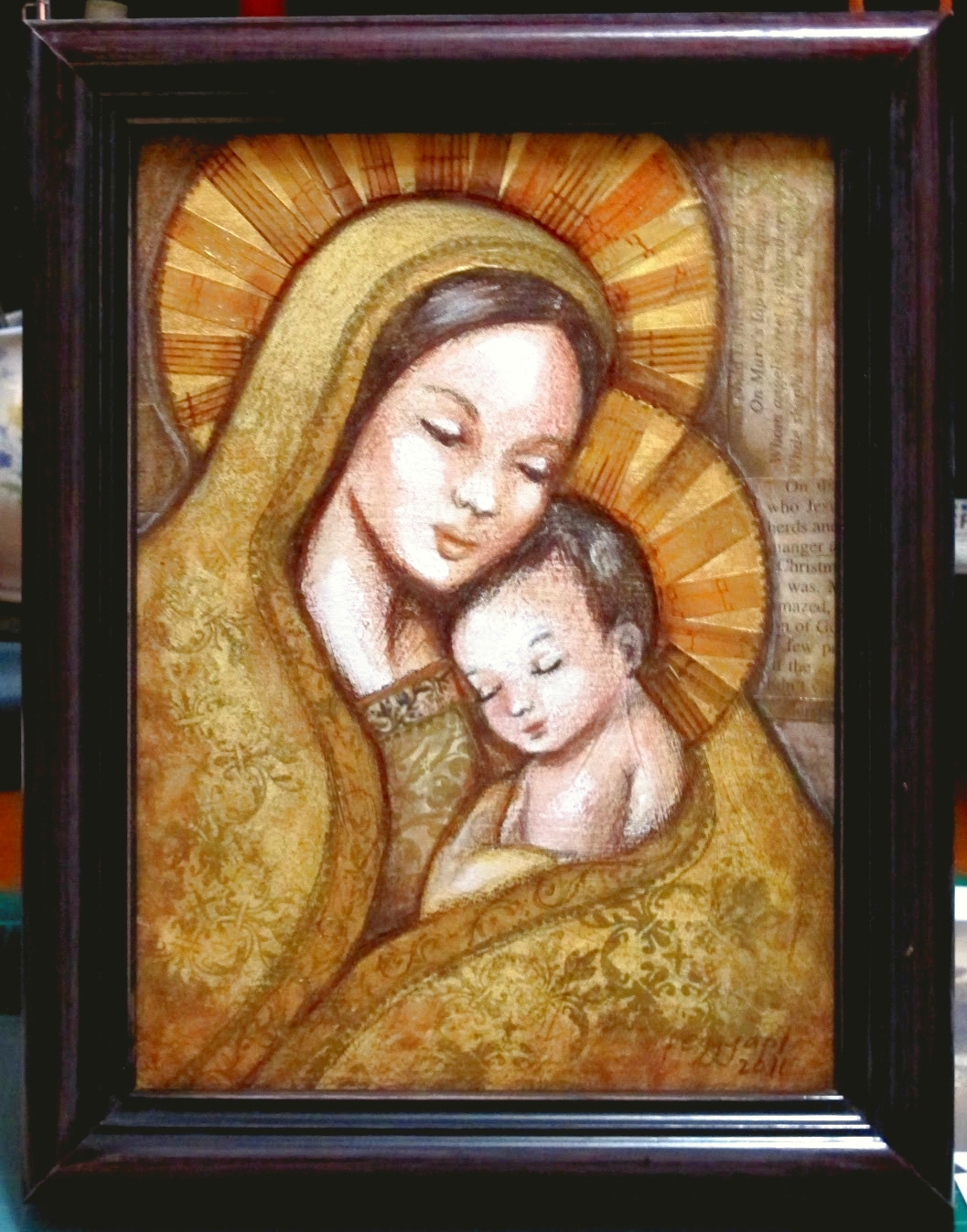 Golden Madonna and Child