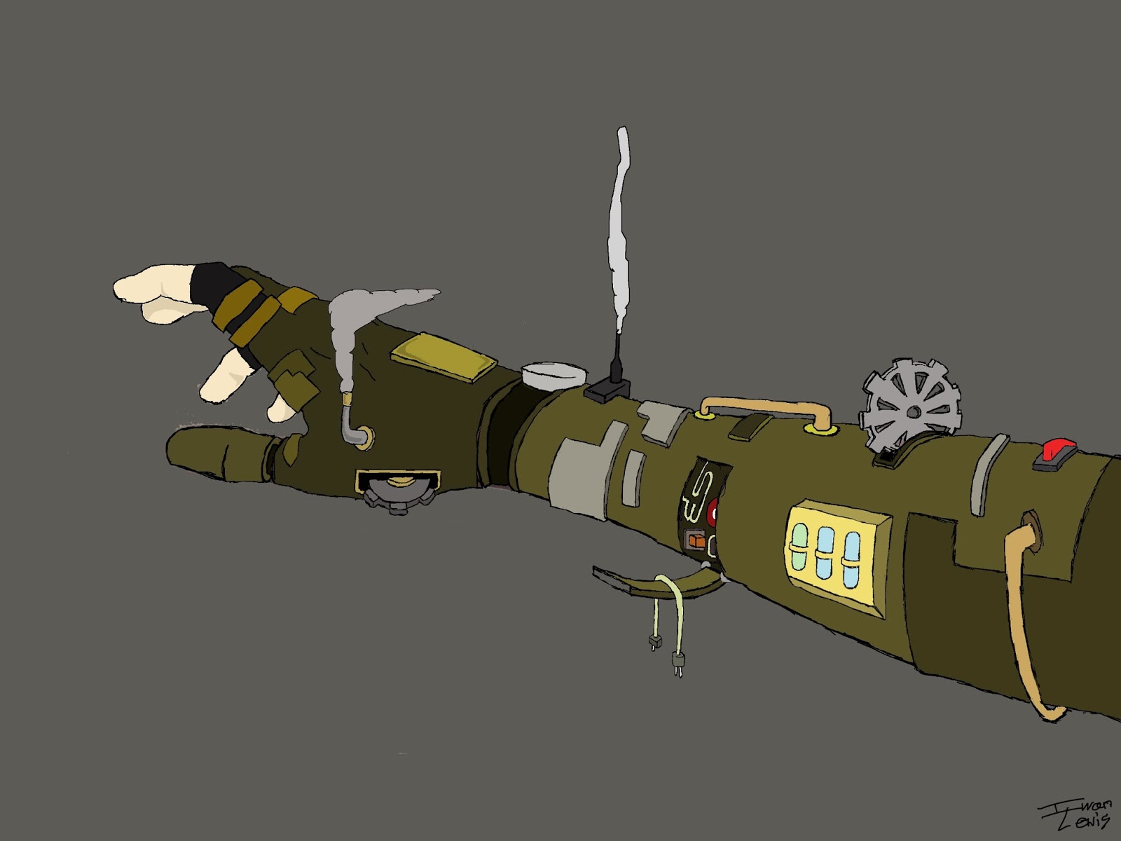 BSc (Hons) CAVE (Level 4) - Iwan Lewis: Self Initiated Work - Bionic Arms