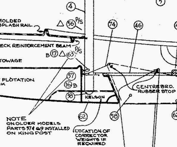 Tanzer 16: Tanzer 16 Hinged Mast Step --early models had them