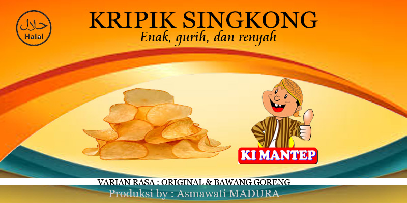 Poster Keripik Singkong Coretan
