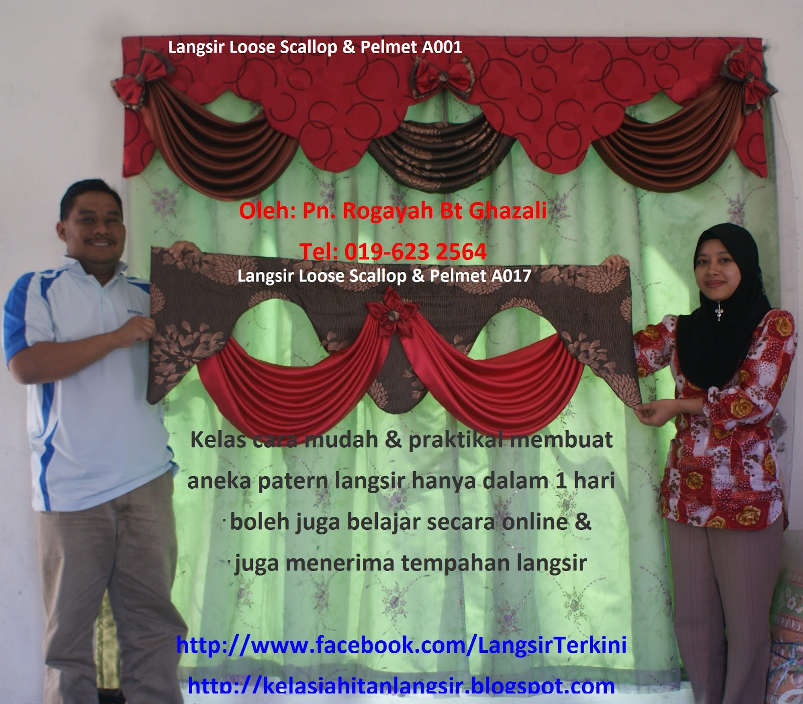 Belajar Jahit Langsir Cara Mudah Hanya dlm 1 Hari ( Rogayah Ghazali ...