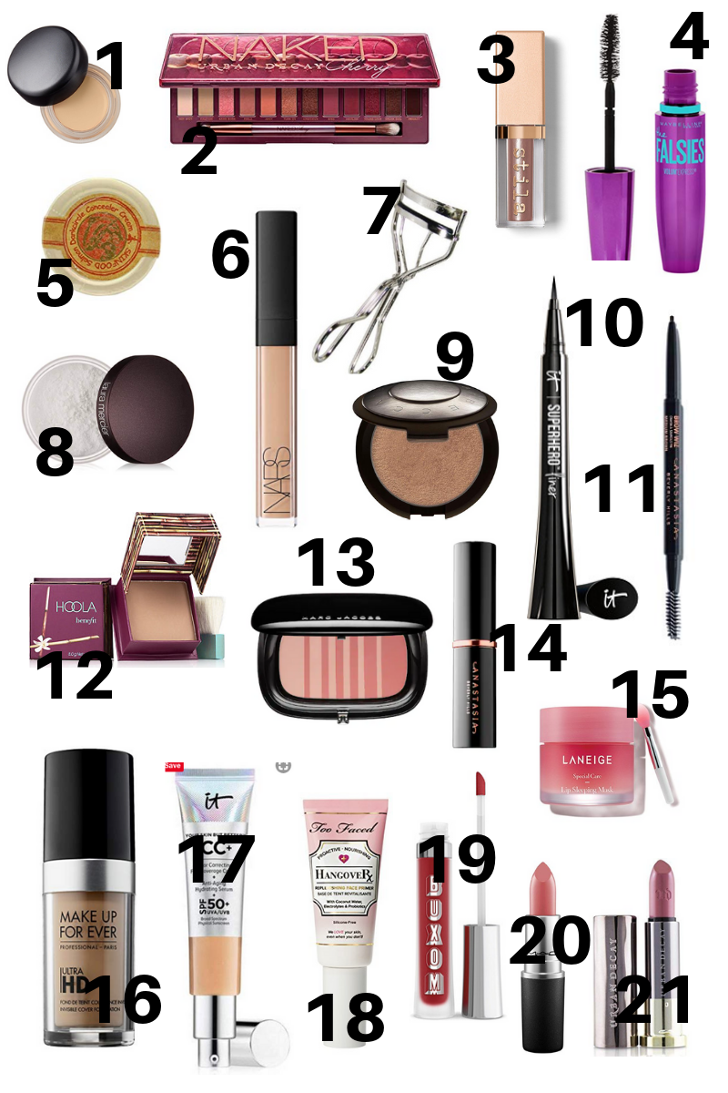Makeup List