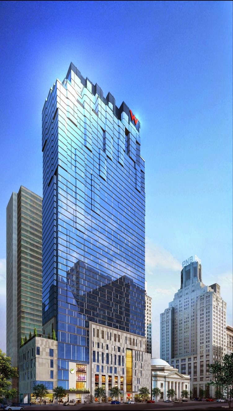 ElectricWeb-Philadelphia: $280M W Hotel to Rise on Chestnut Street