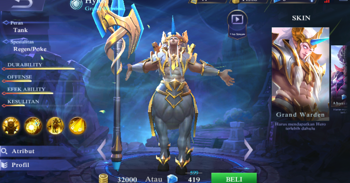 Guide build item Hero Hylos mobile legend gear cooldown tank Hylos - mr ...