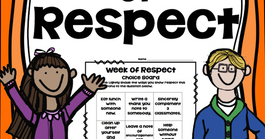 The Best of Teacher Entrepreneurs: Misc. Lesson - Week of Respect ...