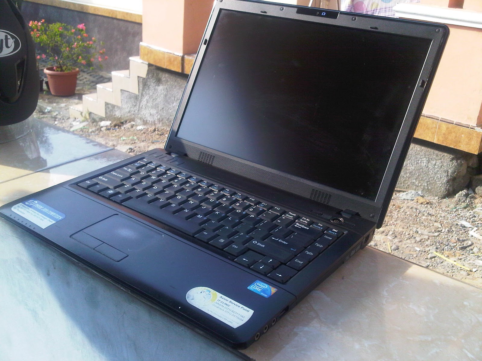 jual laptop axioo neon core2duo - jual beli laptop murah semarang
