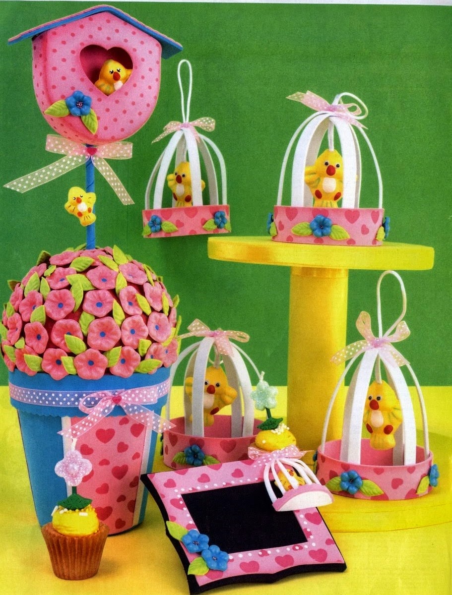 Como hacer un pastel en foamy | Revistas de manualidades Gratis