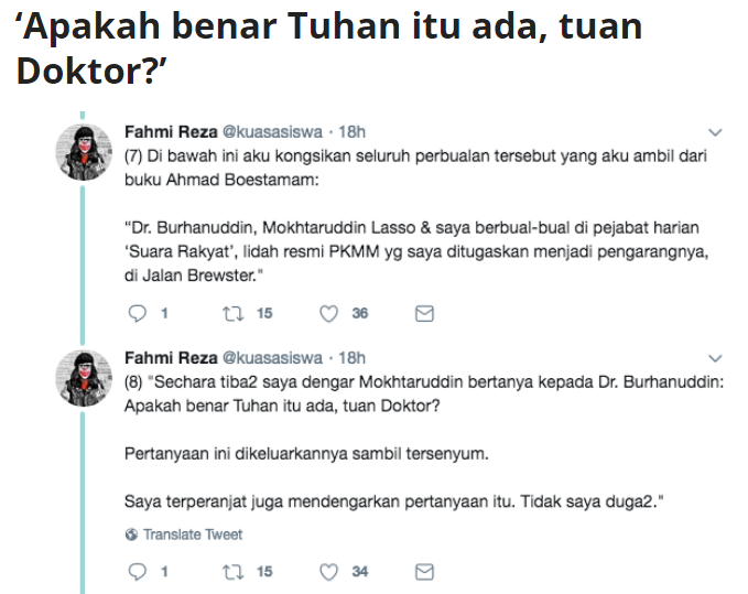 Mokhtaruddin Lasso, Kisah Seorang Lelaki Melayu Yang Tidak Percaya ...