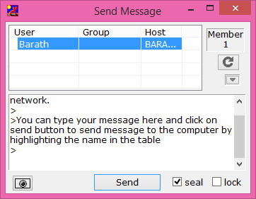 TechieGenie: Send Files or Messages to any computer in a network