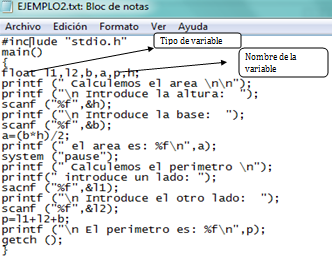 LENGUAJE C: 1) Declaración de Variables y Asignación de Valores