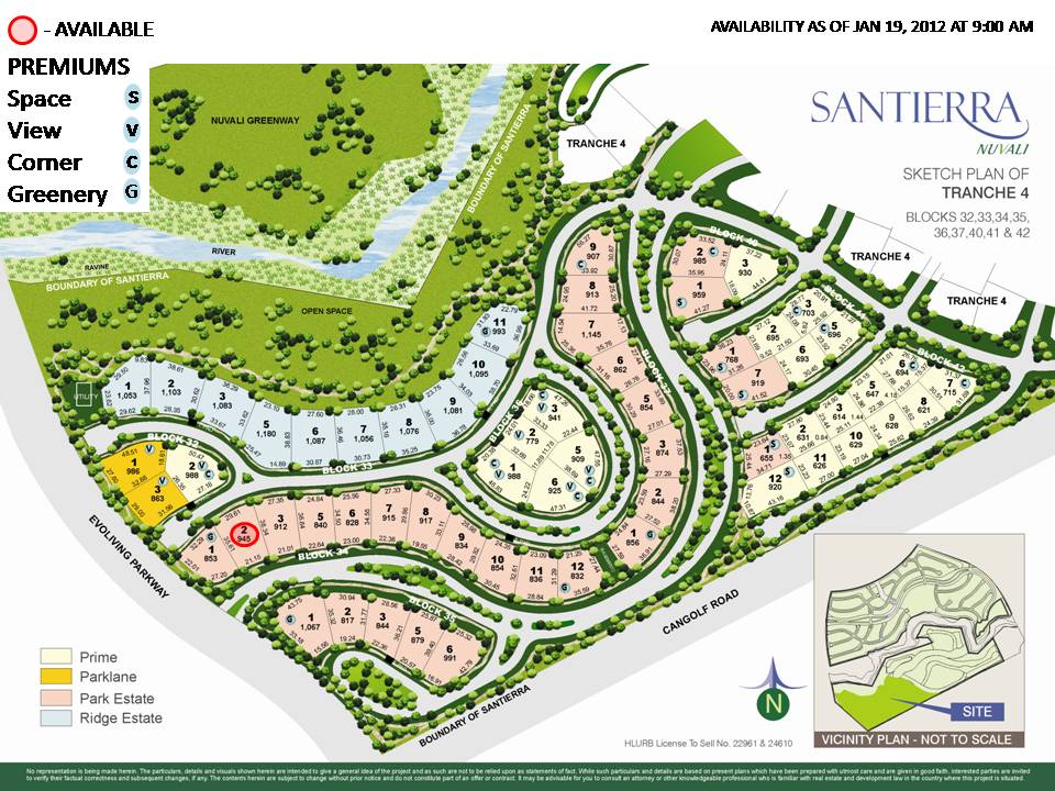 Ayala Land Real Estate Philippines: Nuvali Santierra Available Lots For ...