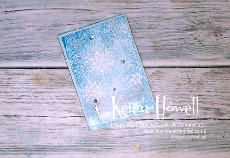 Tuppence Coloured: Snowflake card