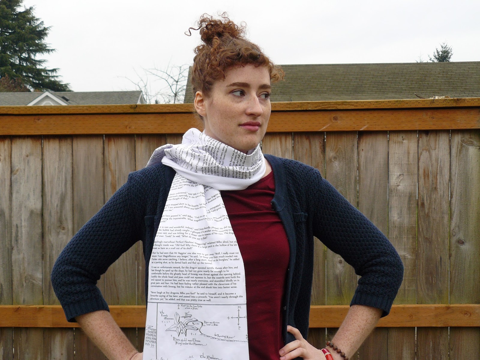 DIY Book Scarf Tutorial