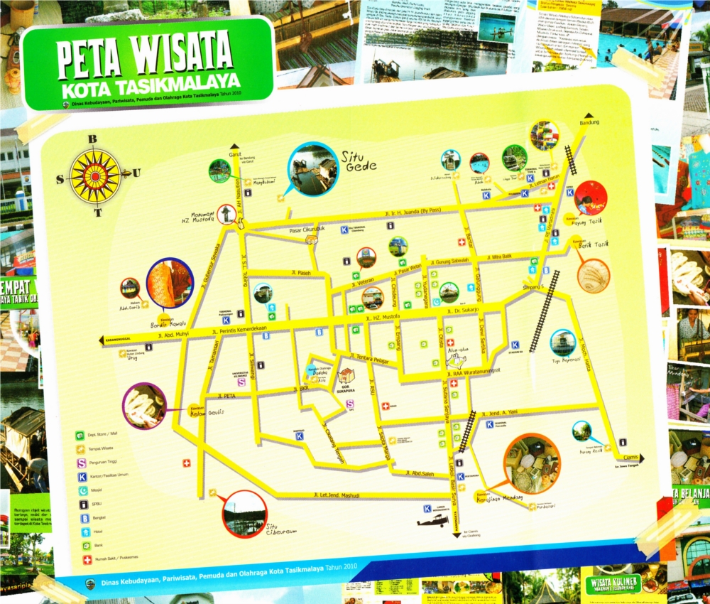 Peta Wisata Kota Tasikmalaya - Situs Pendukung Informasi Kelurahan ...