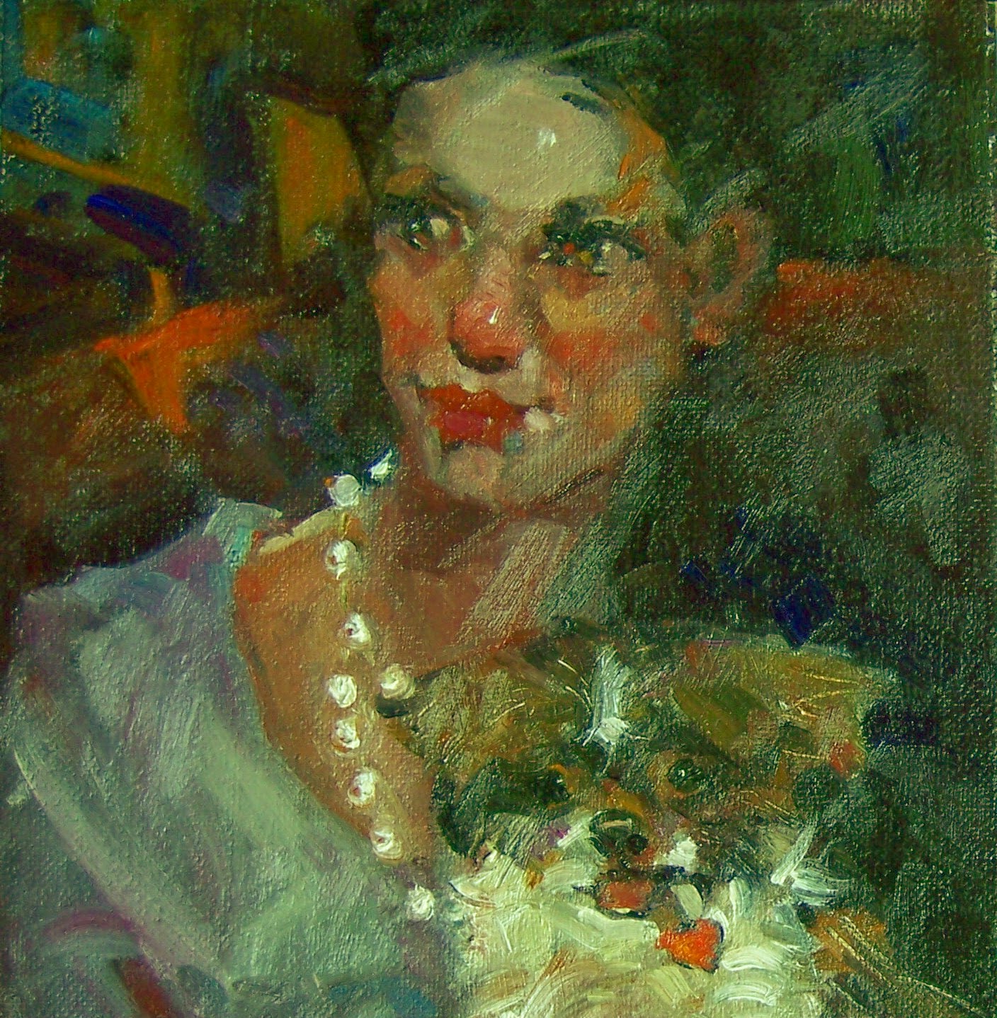 Kim Roberti Art Gallery: "Bejeweled" Kim Roberti's 6"x8" original oil ...